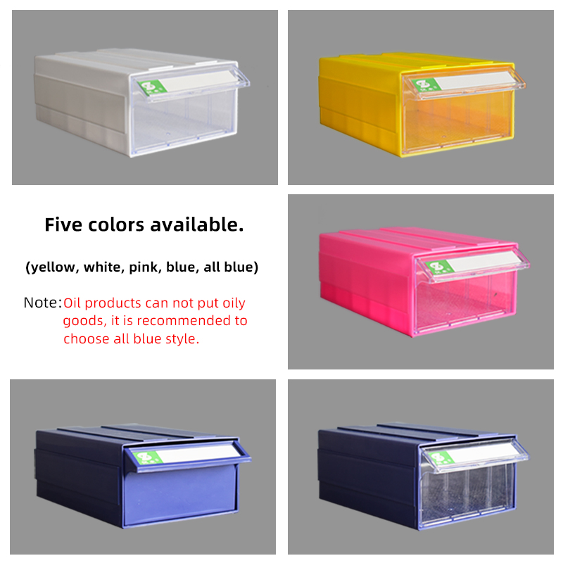 Electronic Components Storage Box - Clear PP 10-Slot Divider