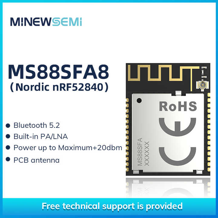 Nordic Nrf52840 PA/LNA Module with PCB Antenna - Long Range BLE
