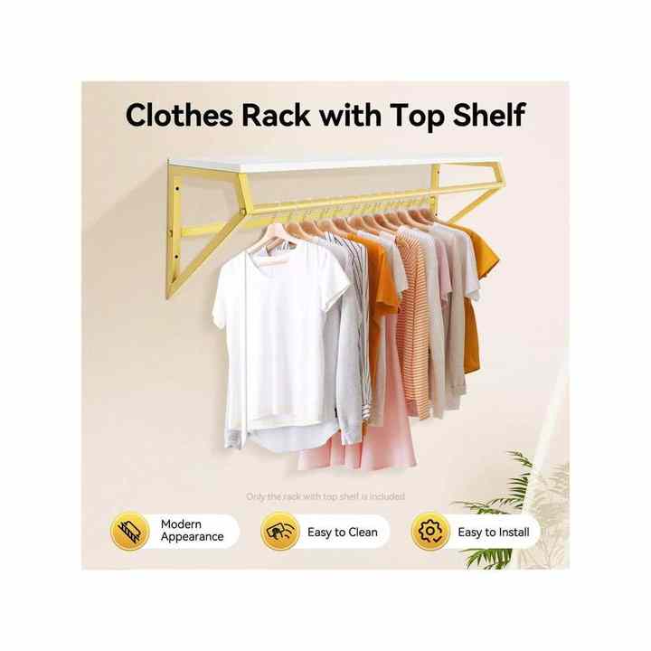 Modern Simple Heavy Duty Metal Display Shelf Top Shelf Wall Mounted ...
