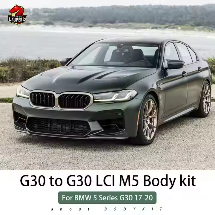 F90 G30 Upgrade F90 G30 LCI M5 Style Front and Rear Bumper Hood ...