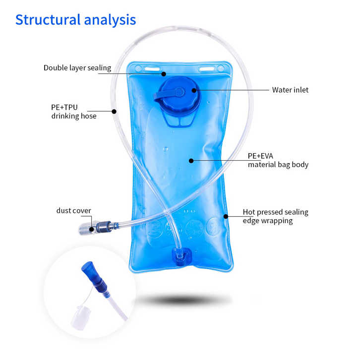 Outdoor Bicycle Water Bladder Water Reservoir Hydration Pack Storage ...