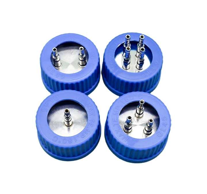 4lab GL45 Feed Cap - Versatile Fermentation Bottle Reactor
