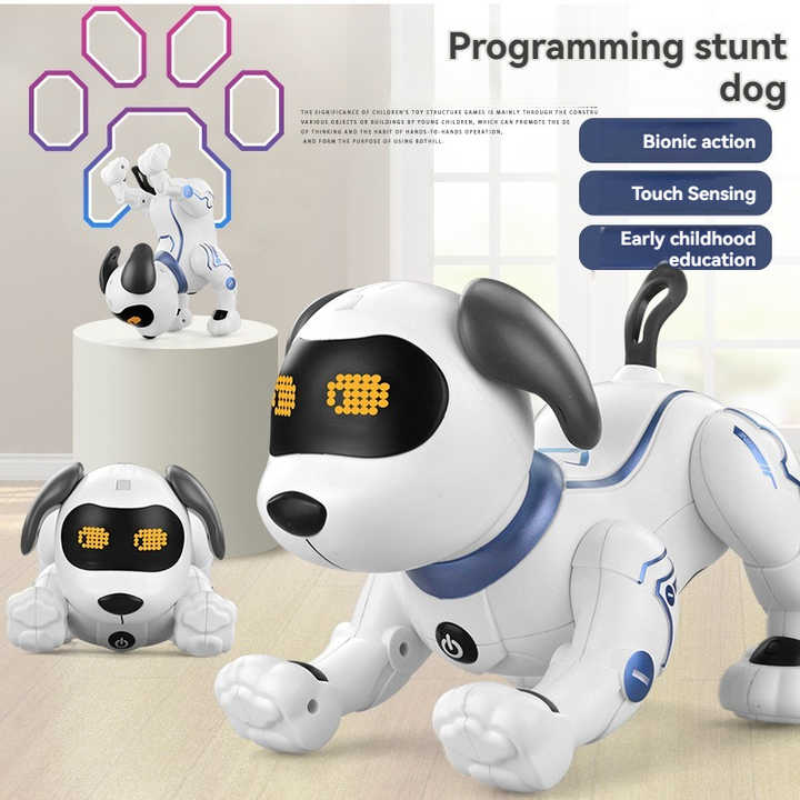 Remote Control Robot Dog Toy Interactive RC Dog Robot for Kids ...