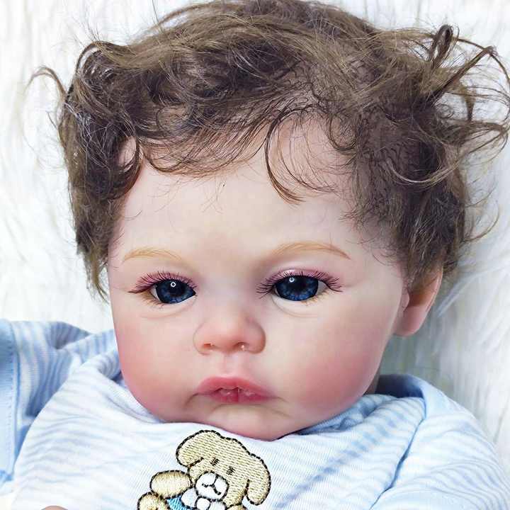 Realistic Reborn Baby Dolls Kit with Blinking Eyes & Accessories ...
