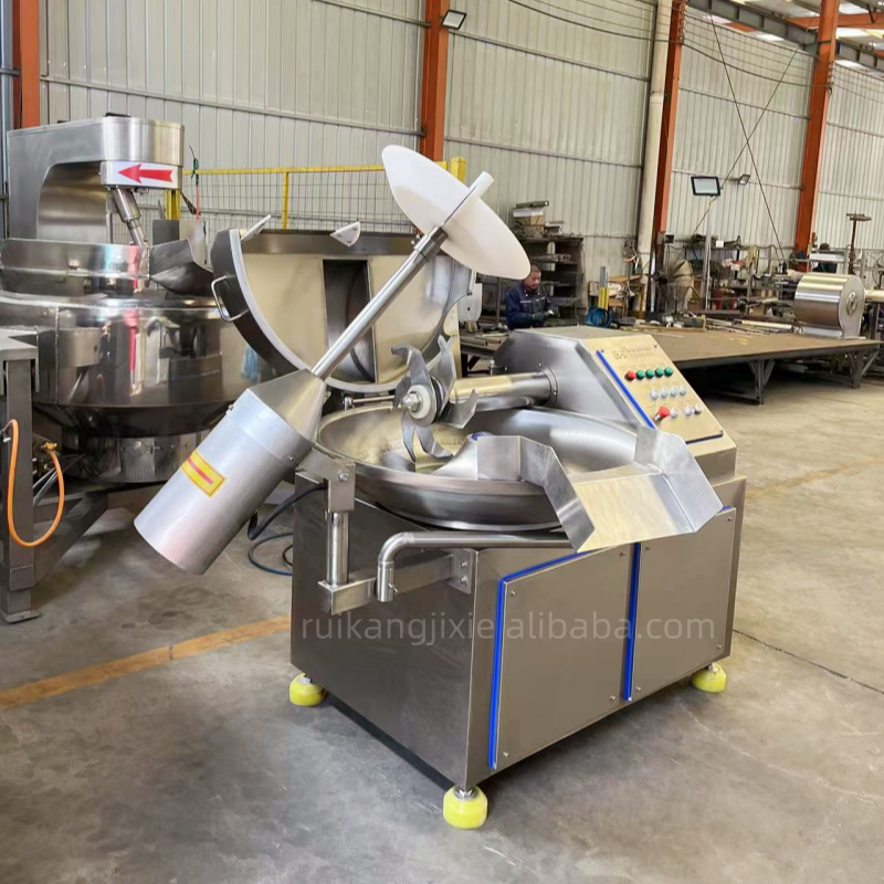 CE Certification Fish Meat and Meat Paste 125 L Bowl Cutter Machine ...