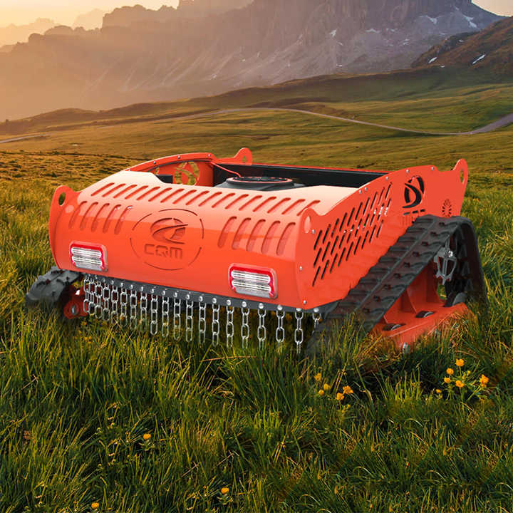 Hot Crawler Robot Gasoline Self Propelled Garden Lawn Mower