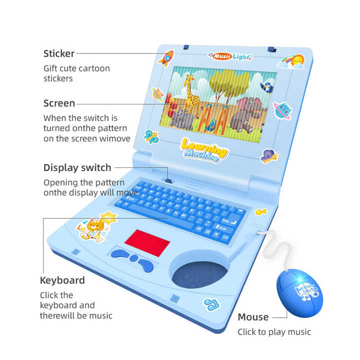 Jinming Kids Study Computer Toy - Educational Fun!