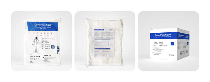 CE Certified Type 5 6 PPE Medical Disposable Overall EN14126 Chemical ...