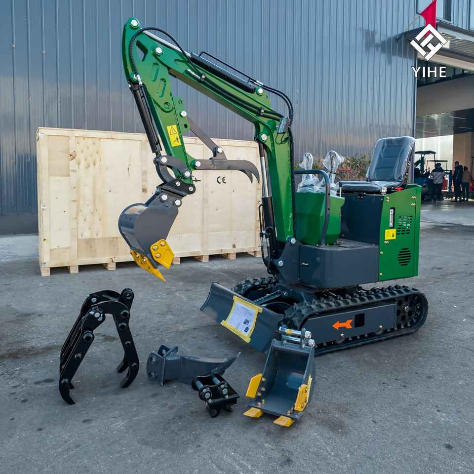 1.2 Ton Compact Farm Excavator Ideal for Orchard Greenhouse Trenching ...