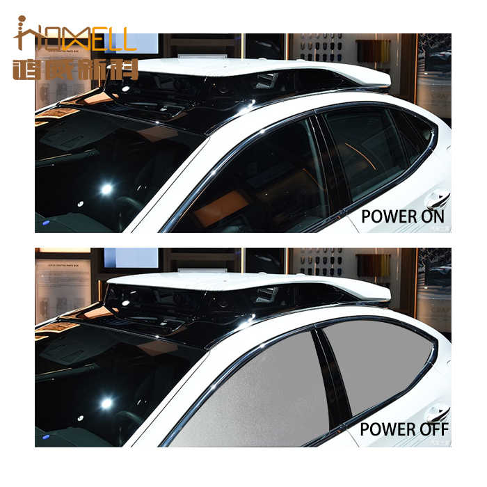 Privacy and Heat Insulation with Black Smart Film Window Tint PDLC Film ...