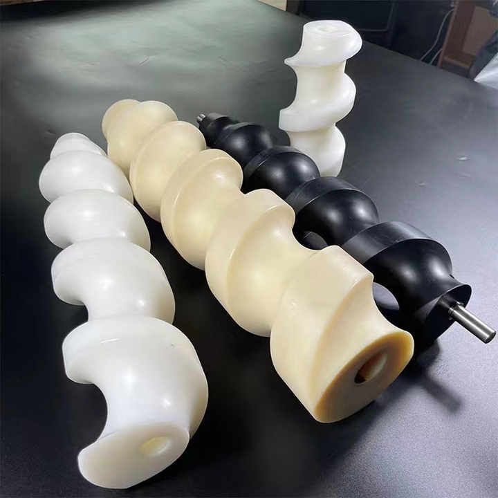 Customizable Stainless Steel & Nylon Spiral Push Conveyor Rod Food ...