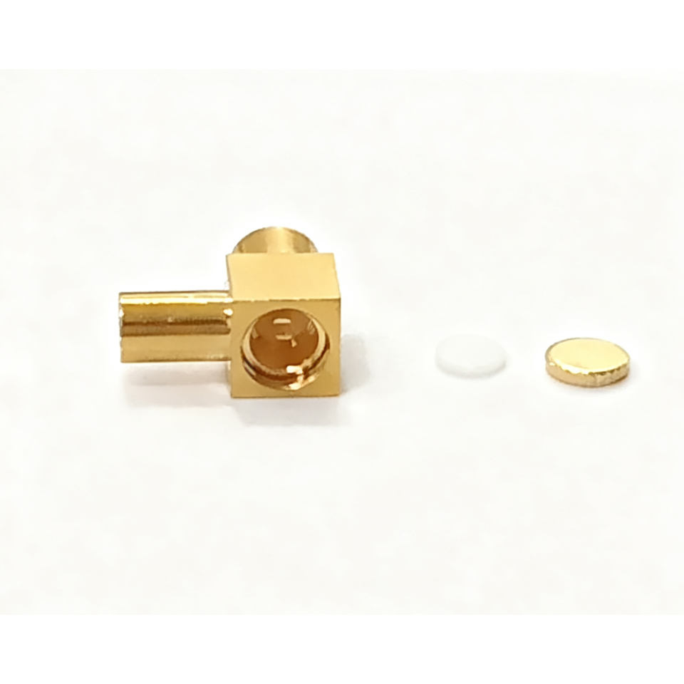 SMP Male Right-Angle Plug Compatible with 085 086 RG405 DC to 40GHz ...
