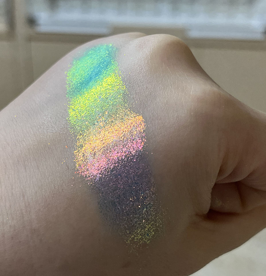 Magical Rainbow Color Shifting Pigments Eyeshadow Face Loose Powder for ...