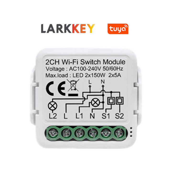 Tuya smart relay home automation modules 2 channel wifi switch module ...