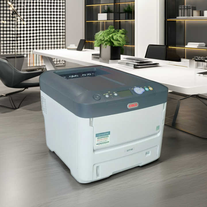 OKI C711 C712 Laser Printer - Color Printing on Thick Paper