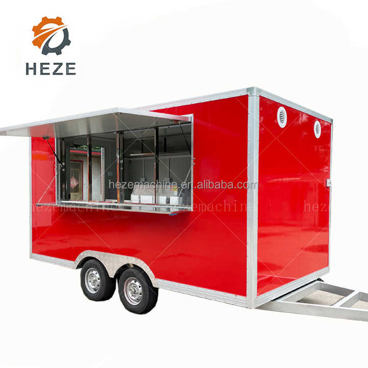 Customized Food Truck Rolling Cart - Fast Food Machine