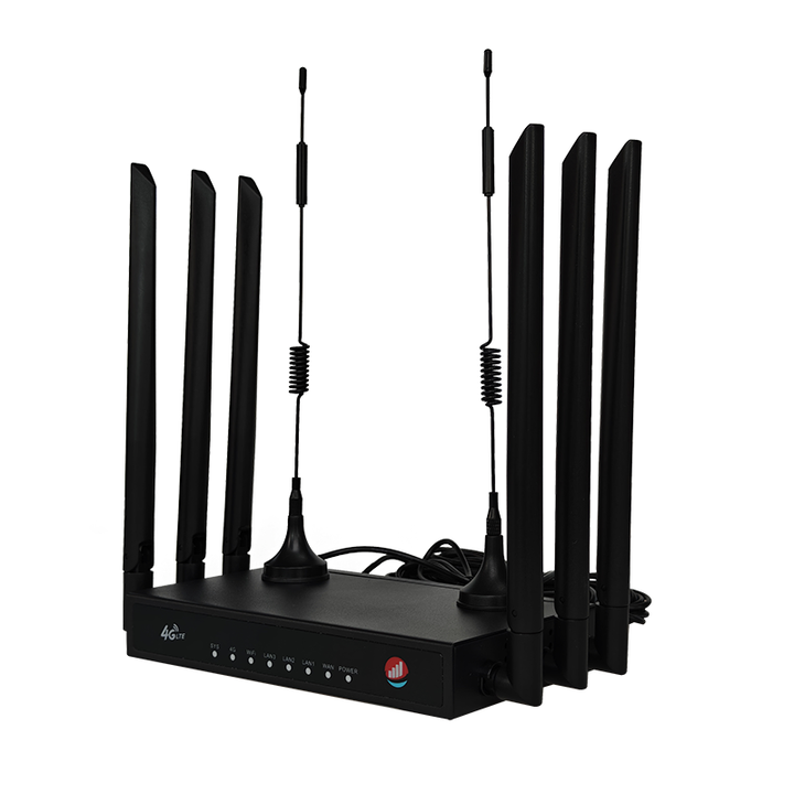 Unlocked 4G LTE Indoor Industrial OpenWrt WiFi Router 2.4G 300Mbps 1WAN ...