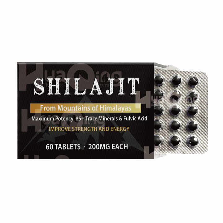 OEM Gold Grade Pure Himalayan Shilajit Resin Tablets, Shilajit Tablets