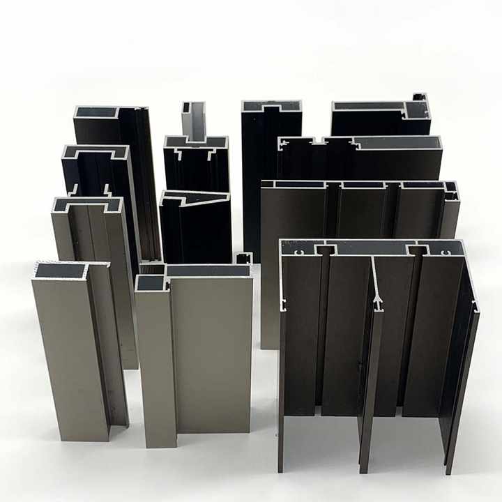 Aluminum Sliding Door Profile - C Channel Slim Extrusion