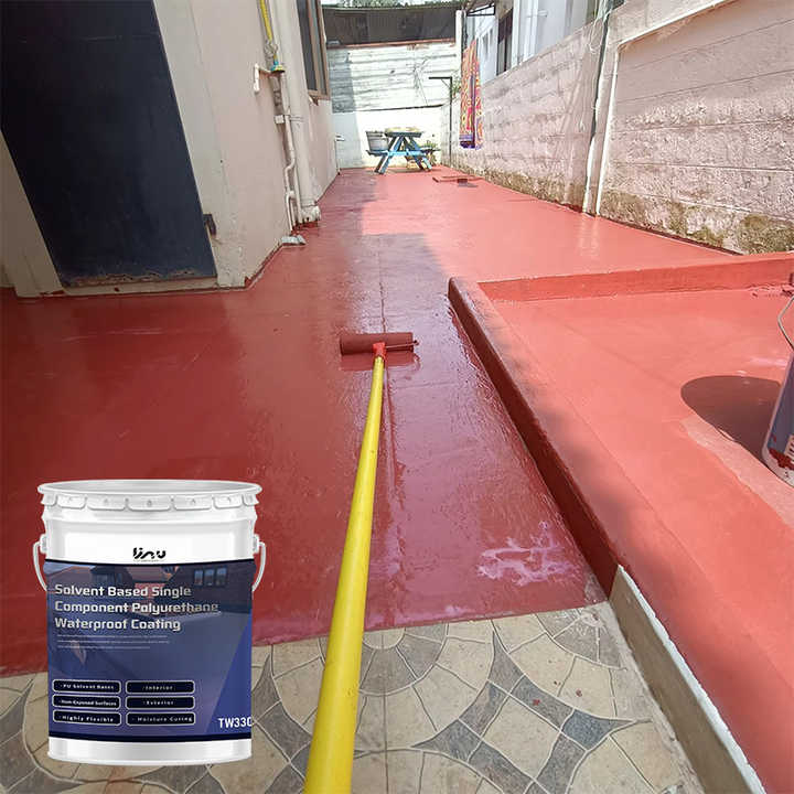 Free Sample of Solvent Based PU Polyurethane Waterproof Coating for ...