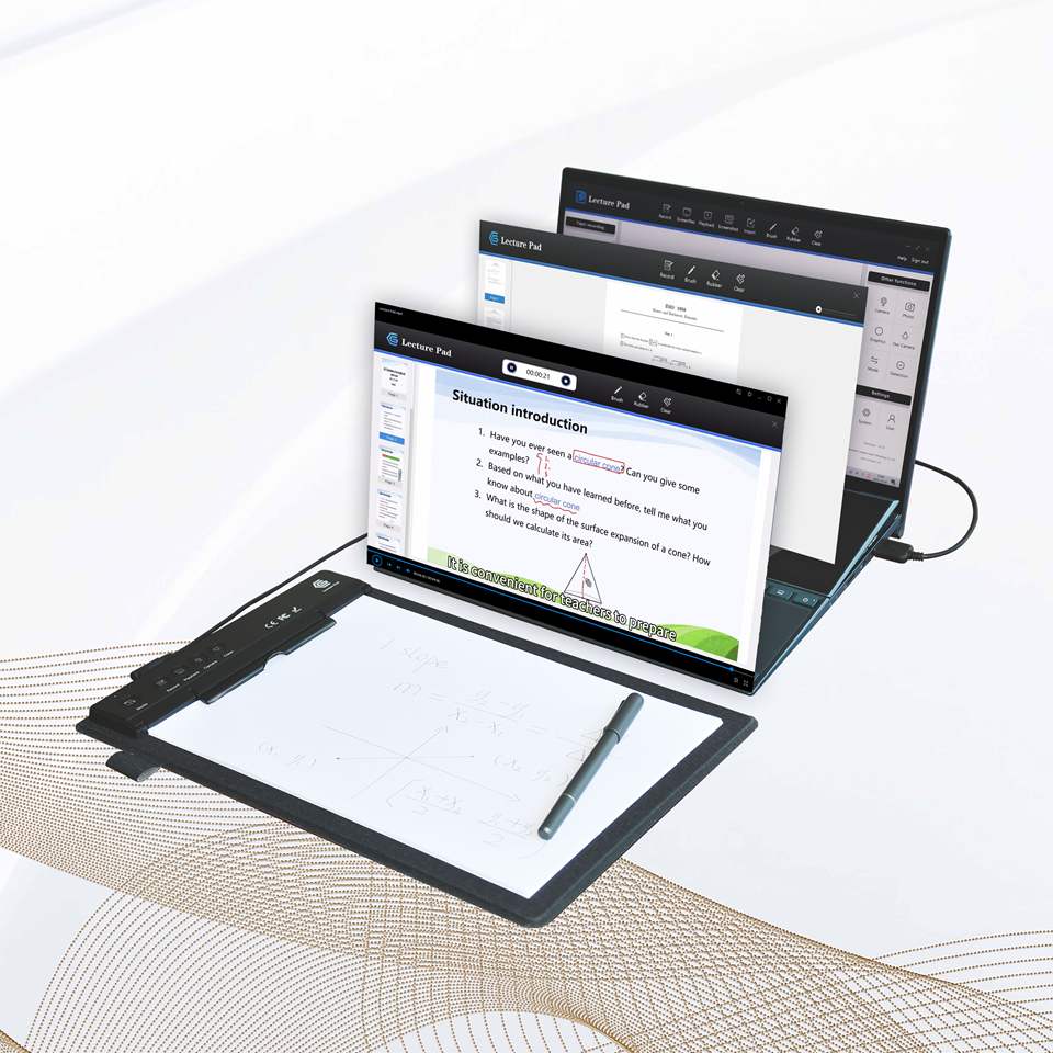 Handwriting Tablet Built-in Lecture Pad System 1920x1080 Resolution ...
