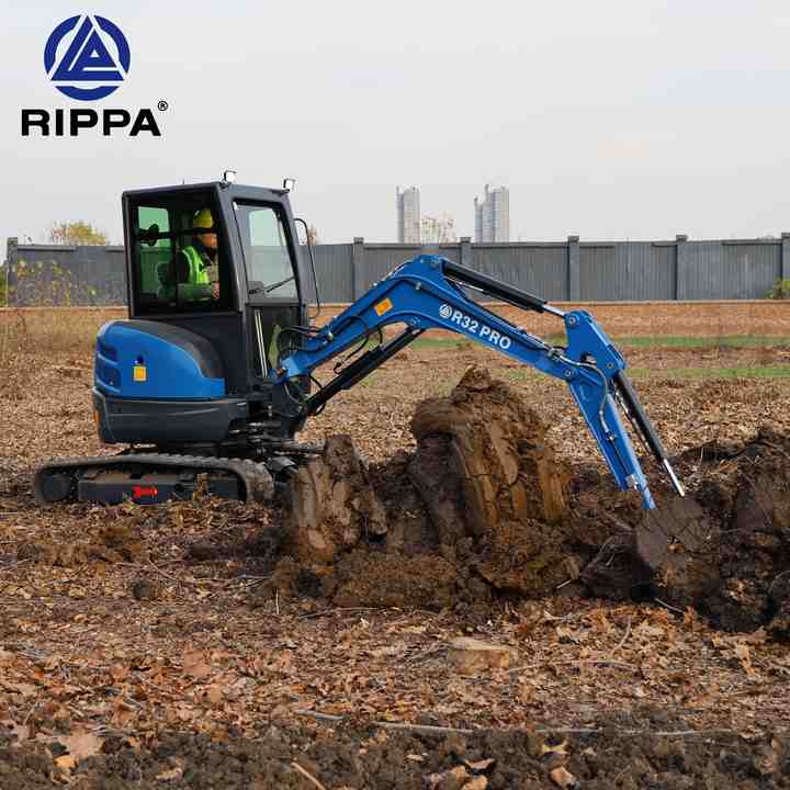 RIPPA Mini Excavator Seller Small Bagger Digger Home Excavator 3 Ton 3. ...