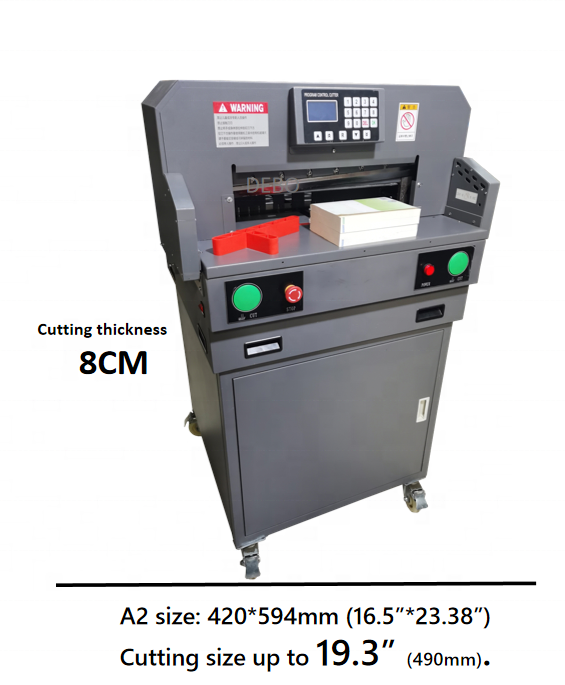 MOMOTECH M-4908 Electric Paper Cutter - Heavy Duty & Precise