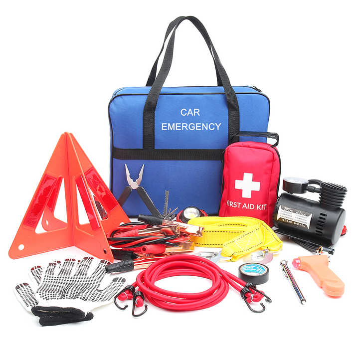 Car Roadside Emergency First Aid Kit - Safety & Assistance