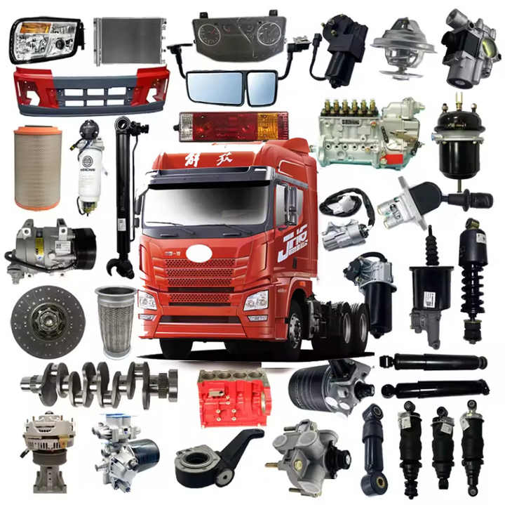 Original Quality China JieFang Air Filter,lights, Rear Suspension, Shock Absorber Truck Spare ...