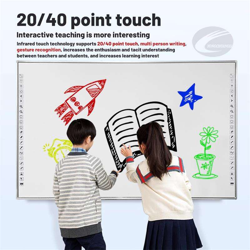 YCL TOUCH Factory Directly Sale 82/86/96/102 Inch 20/40 Multi Touch ...