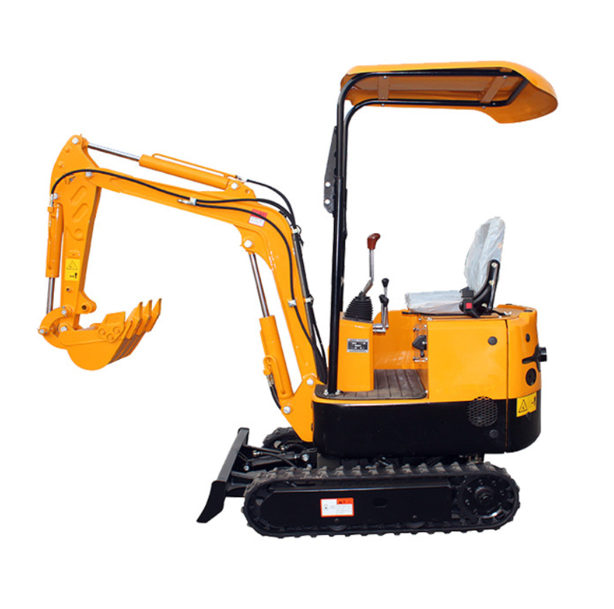 Earth-moving Machinery Chinese Small Mini Excavator 1 Ton Mini Digger ...