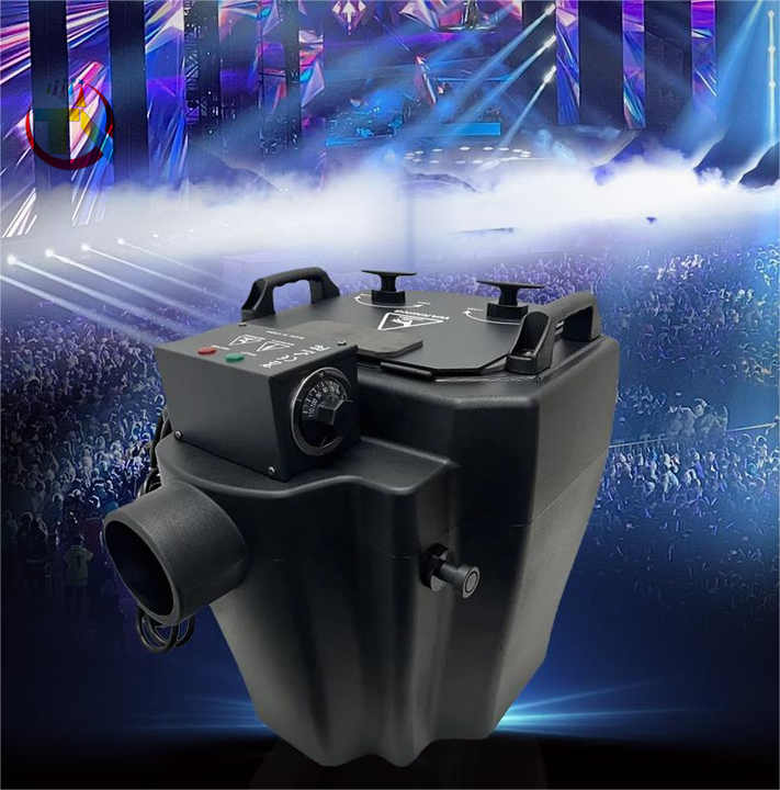 3500W Remote Control Dry Ice Fog Machine Low-Lying Stage Effect with ...