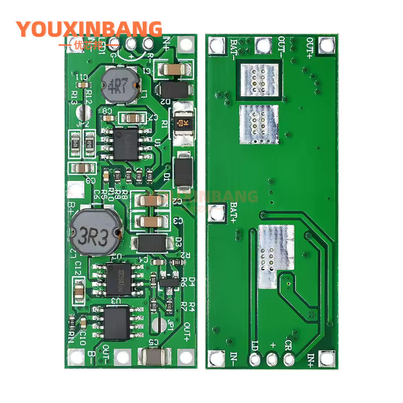 DC UPS Uninterruptible Module 3.7V Lithium Battery Charging Discharging ...