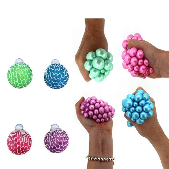Squeeze Skull Heads Squishy TPR Toy Stress Monster Toy