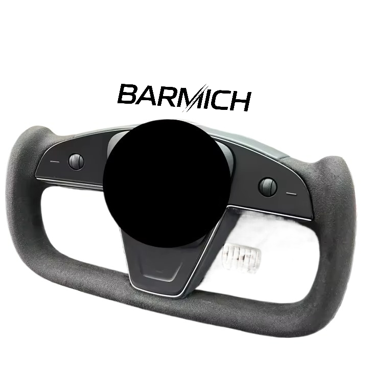 Custom leather/yoke steering wheel for Tesla Model Y/S/X/3 ...