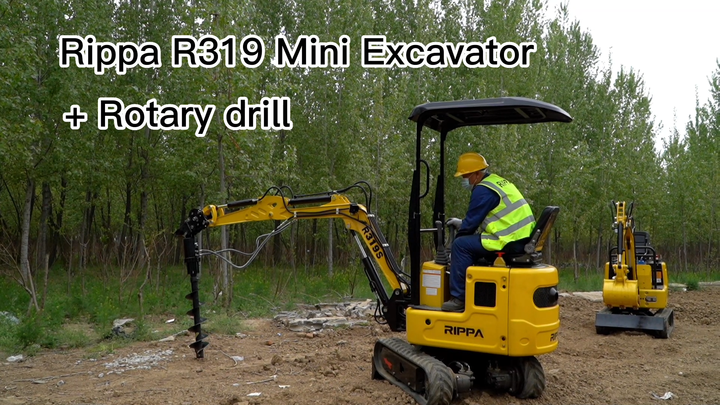 Rippa Mini Excavator Earth Auger Attachment - Durable and Reliable ...
