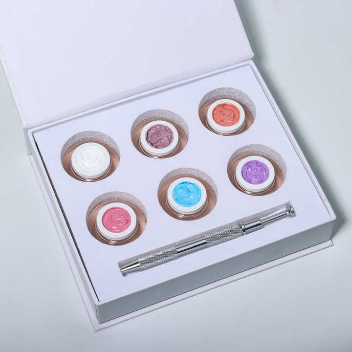 Hema&TPO Free KINNCO Custom logo Non-Toxic Formula 6 Color Sets Air ...
