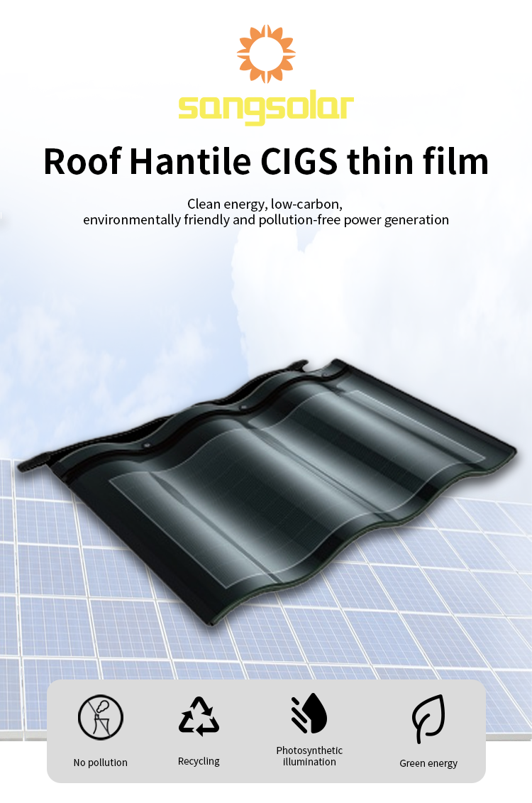 Solar Home Energy Product Solar Panel Roof Tiles 30w Solar Cells ...