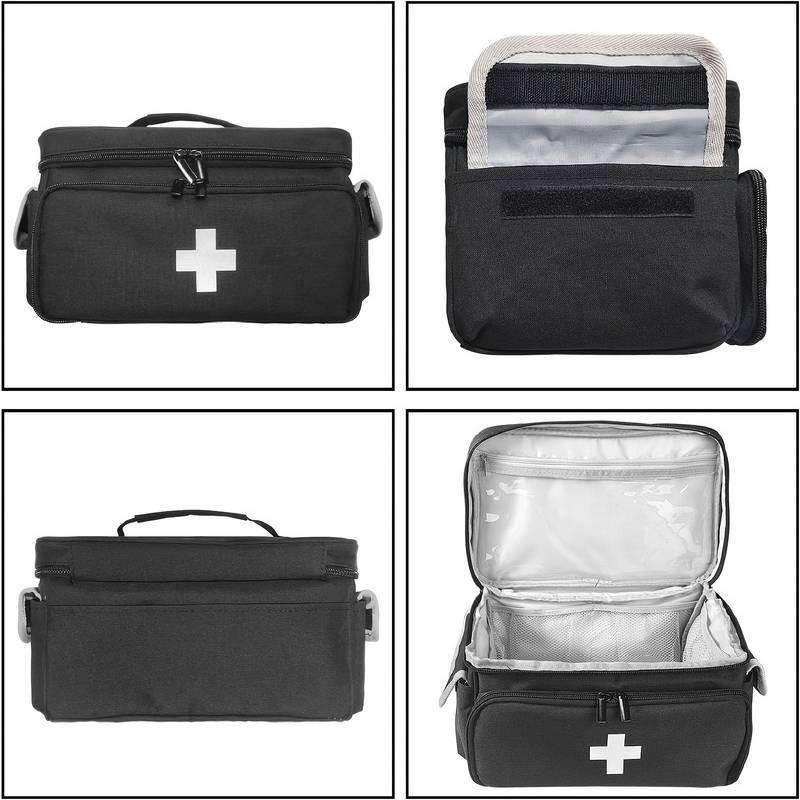 Portable First Aid Kit Bag Large Capacity Emergency Medical Storage ...