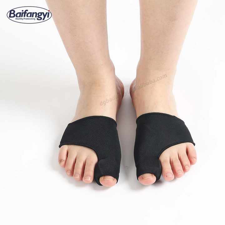 Thumb & Hallux Valgus Relief Sleeve Silicone & SEBS Copper Compression ...