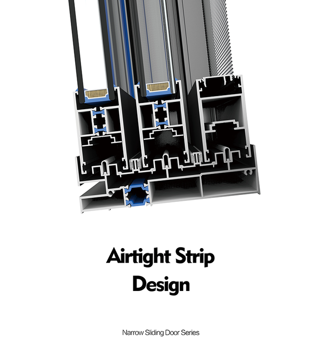 New Trends Narrow Sliding Door Series Aluminium Profile Residential ...