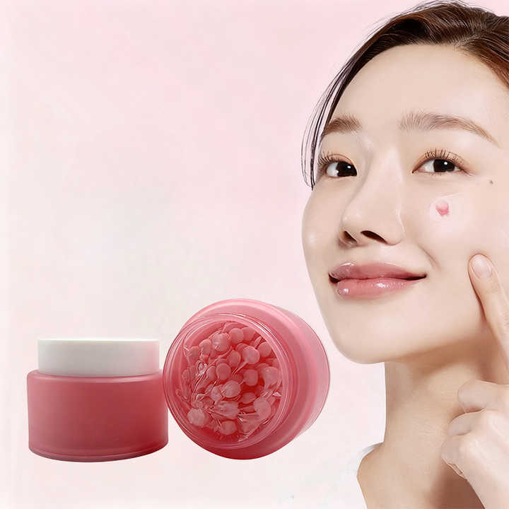 Private Label Salmon DNA PDRN Pink Collagen Capsules Face Cream ...