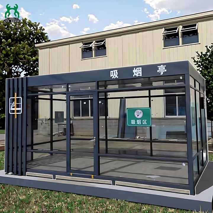 Contemporary Steel Smoking Booth for Villa Apartment & Carport Use for ...