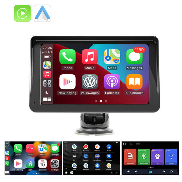 7 Inch Carplay Screen with Camera - Easy Install