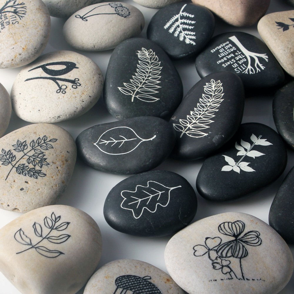 Verified Supplier Engraved Inspirational Stones Natural Agate ...