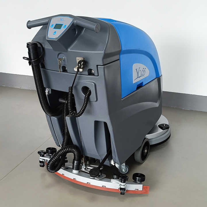 Manual Supermarket Floor Scrubber Floor Washing Machine Micro Floor ...