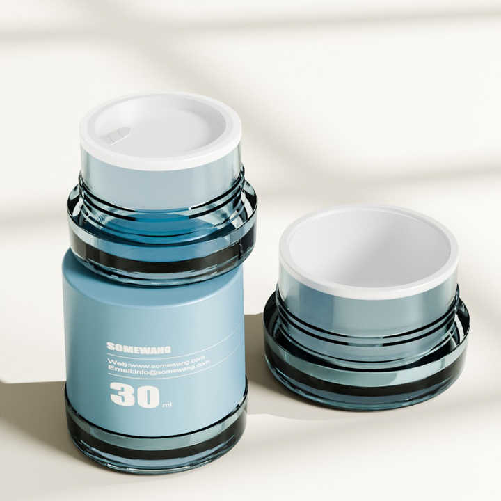 Acrylic Jar Cosmetic Container - 15ml Skin Care Packaging