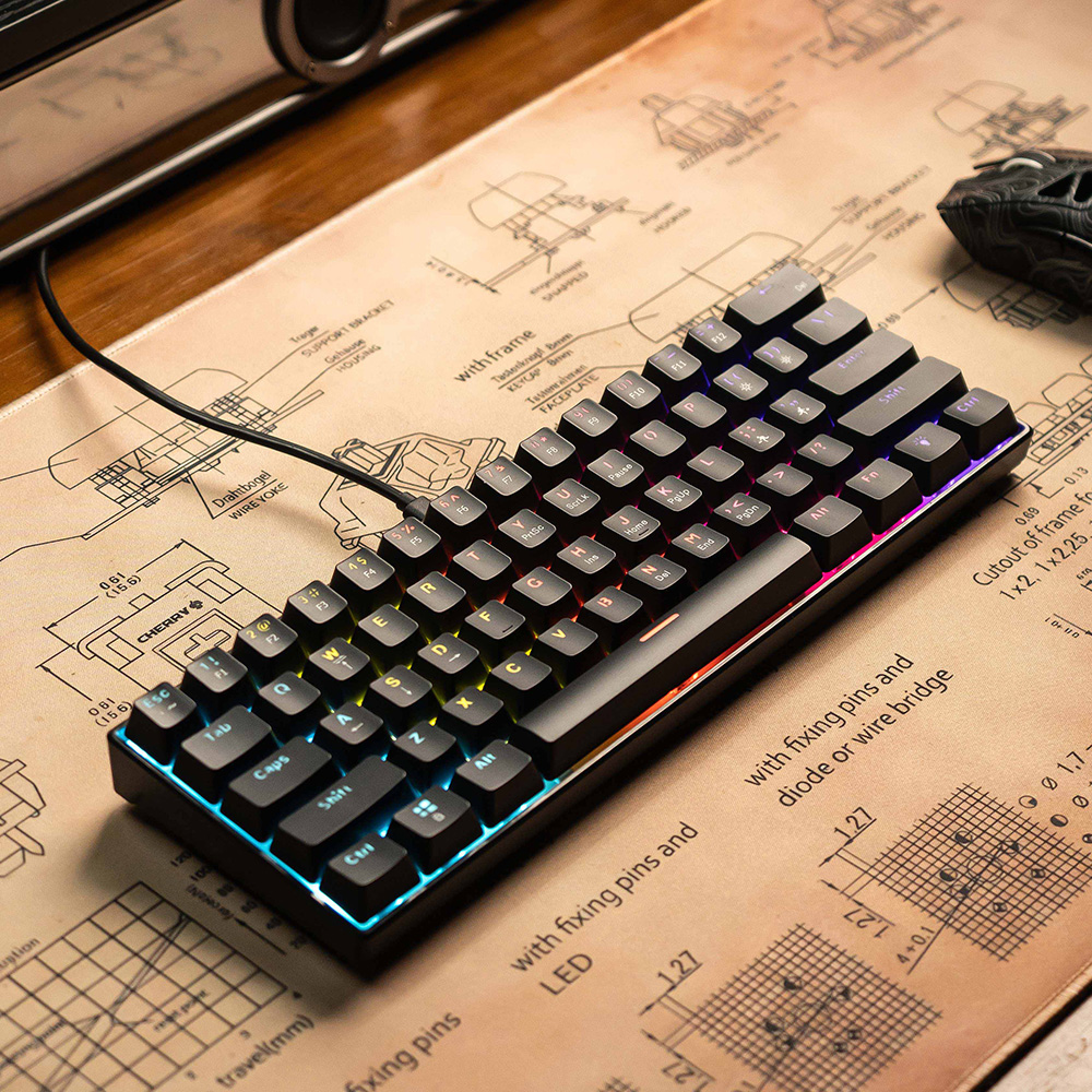 60% Mechanical Keyboard - Compact RGB Gaming Design
