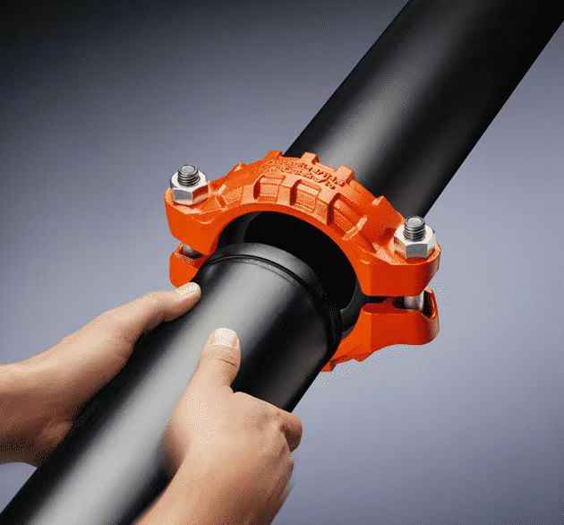 3 Inch Carbon Steel Grooved Coupler Fire Protection UL FM Approved ...