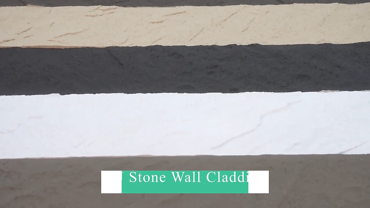 Luxury PU Faux Artificial Light Weights Slate Stone Panel